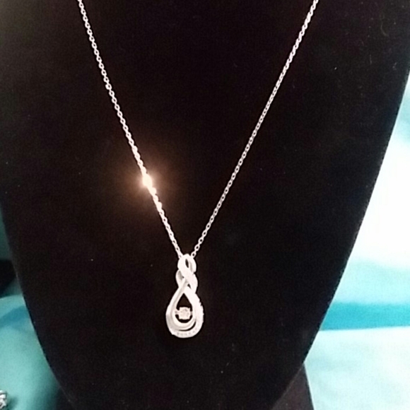 Jewelry | Ss Diamond Infinity Pendant | Poshmark